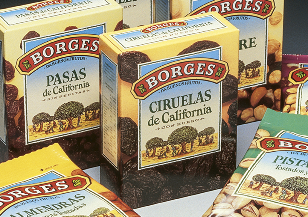 Diseño de logotipo y Packaging Borges | Grupo Erre